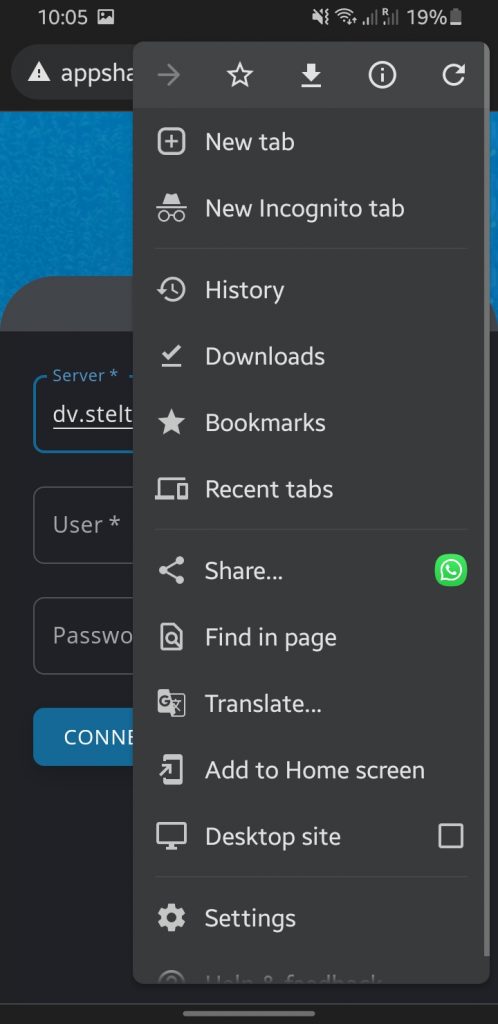 Adding Appshare to your home screen - Documentation at Steltix