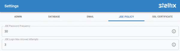 JDE Policy - Documentation at Steltix