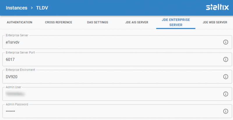 JDE Enterprise Server - Documentation at Steltix