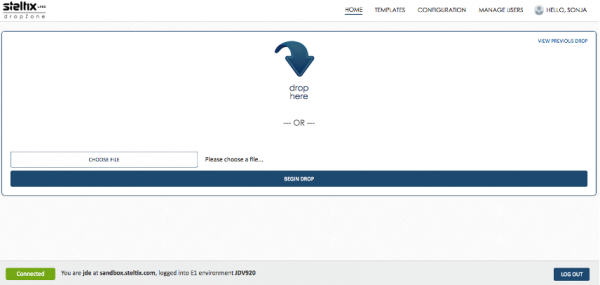 Drop your template - Documentation at Steltix