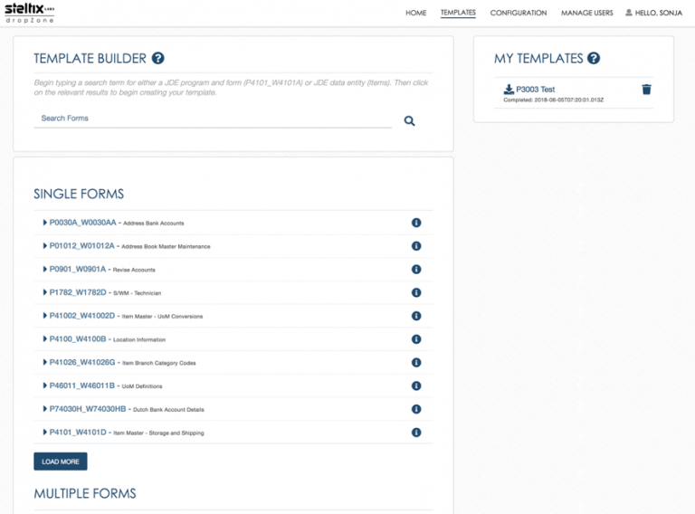 Find your template - Documentation at Steltix