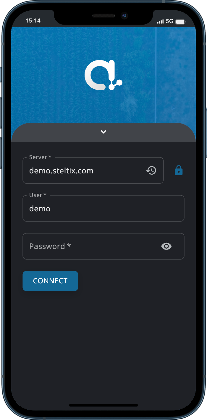 Logging on for the first time - Documentation at Steltix