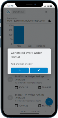 Work Orders - Mobile App for JD Edwards